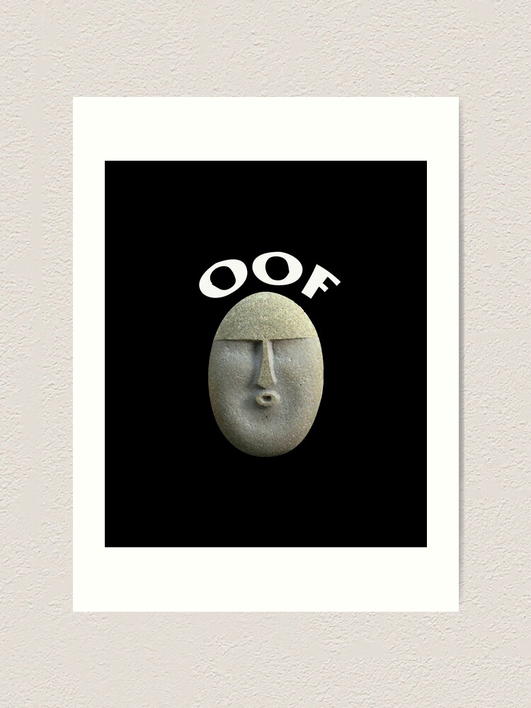 "oof stones meme" Art Print for Sale by Mrpmizer | Redbubble