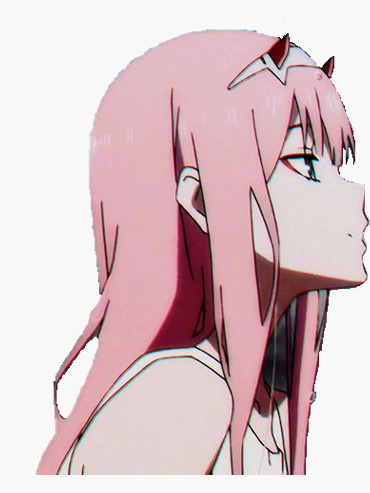 "Zero two cutie pie" Sticker for Sale by Lousama | Redbubble