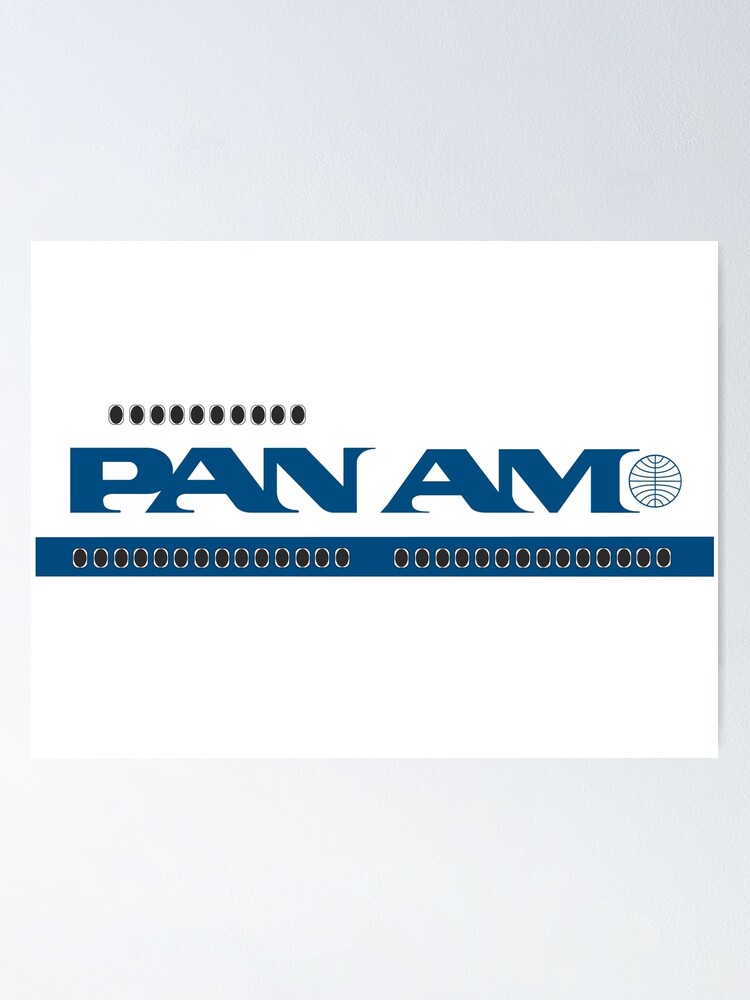 "Pan Am 747 Style" Poster for Sale by 747fan | Redbubble