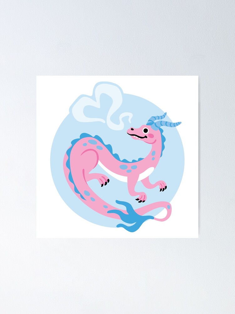 "TRANS DRAGON Transgender Transsexual Queer Pride LGBTQ+" Poster by ...