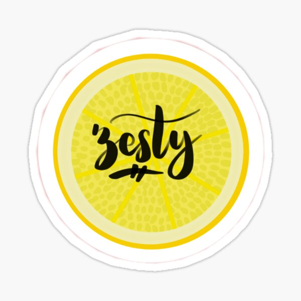 "Zesty lemon!" Sticker by CW-Stickers | Redbubble
