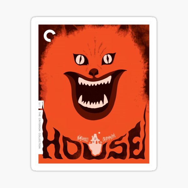 "house (1977)" Sticker for Sale by lucyet | Redbubble