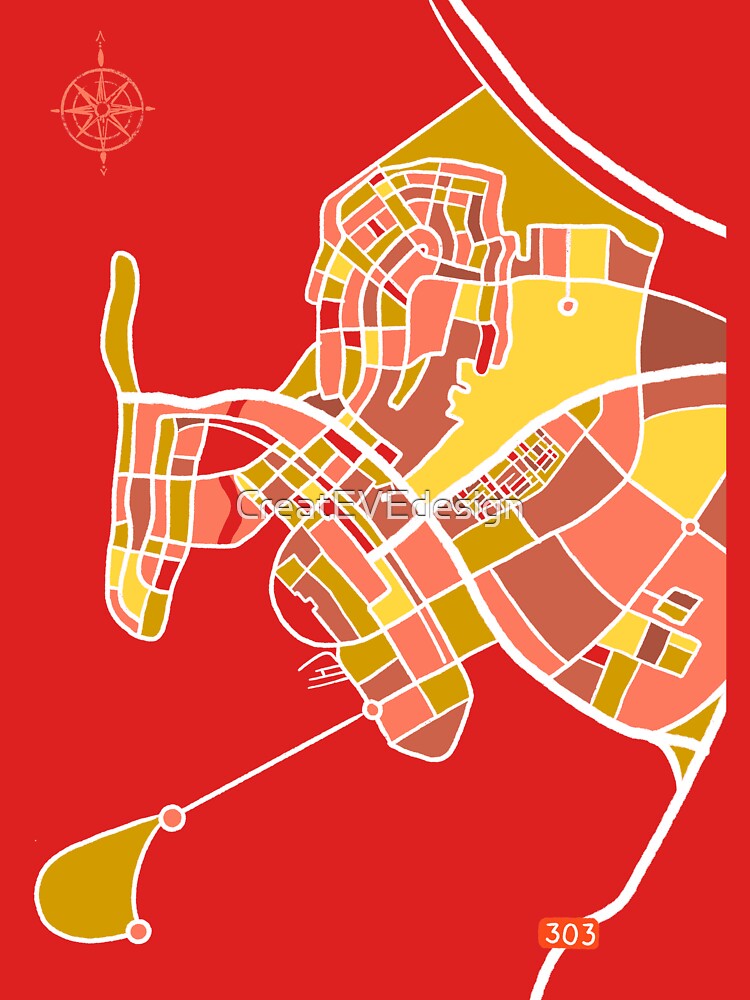 "Artistic map of KAUST, King Abdullah University of Science and ...