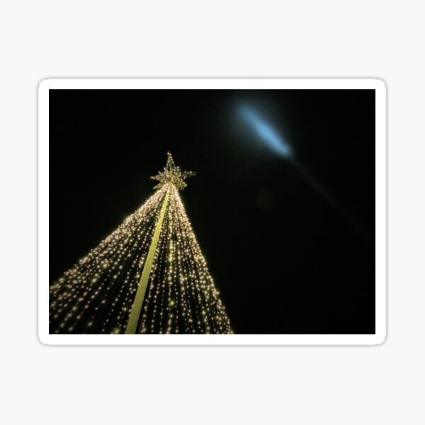 "Star of Bethlehem Christmas Lights" Sticker for Sale by AllisonNpod ...