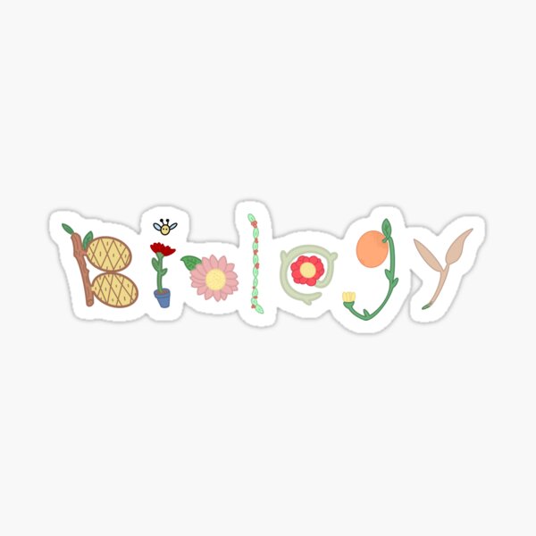 "Biology Label Design" Sticker by sshanahan03 | Redbubble