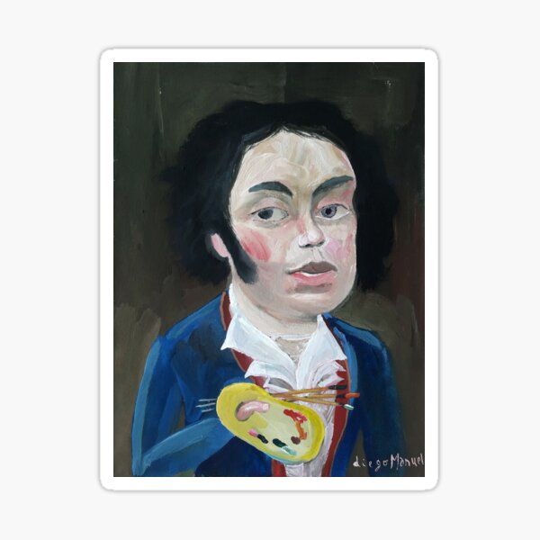 "Francisco de Goya" Sticker for Sale by diegomanuel | Redbubble