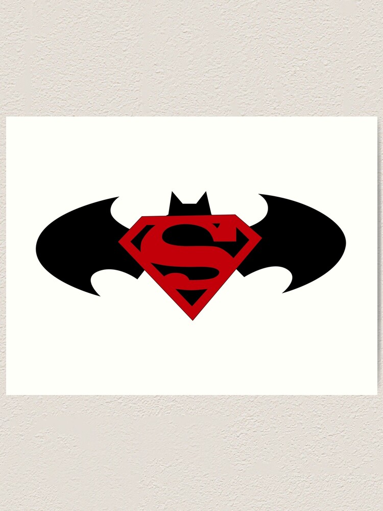 "Super Bat Symbol" Art Print by Julia2Julia | Redbubble