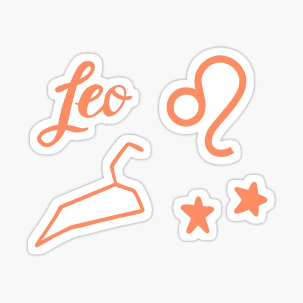 "Zodiac sign Leo sticker pack" Sticker for Sale by itz-heidi | Redbubble