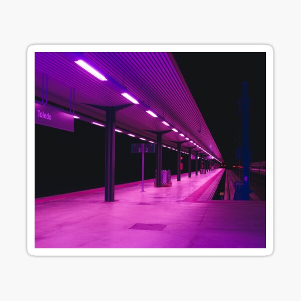 "Metro" Sticker by Moloko92i | Redbubble