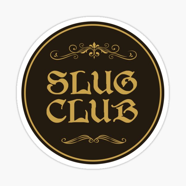 "SLUG CLUB" Sticker by Family-Shop | Redbubble
