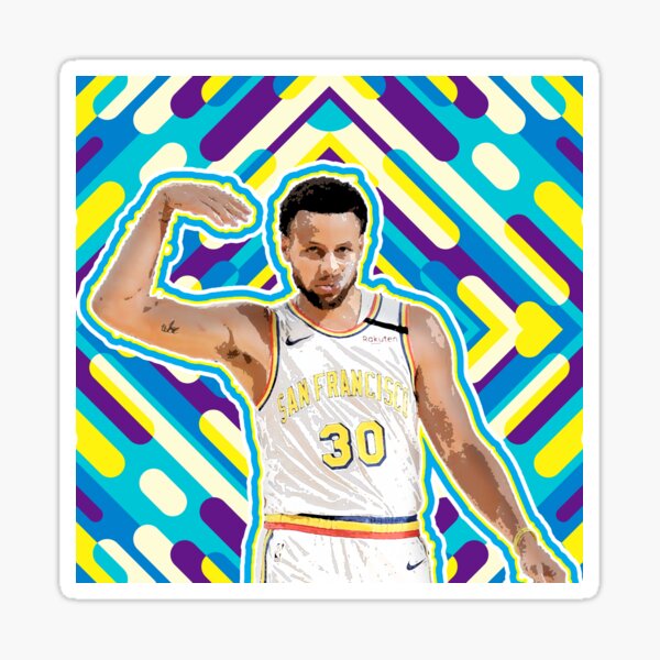 "Steph Curry " Sticker by NicholasForbes | Redbubble
