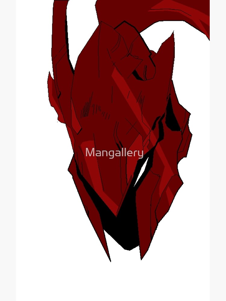 "Solo Leveling Igris head" Art Print by Mangallery | Redbubble