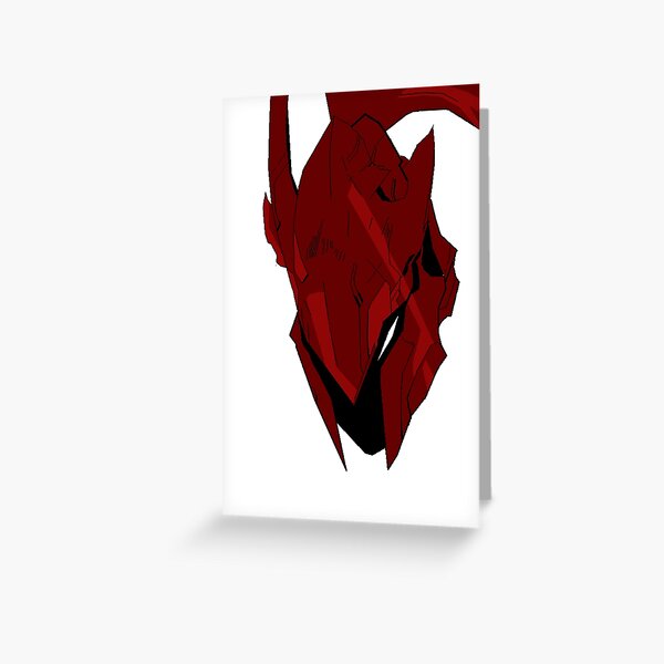 "Solo Leveling Igris head" Greeting Card by Mangallery | Redbubble