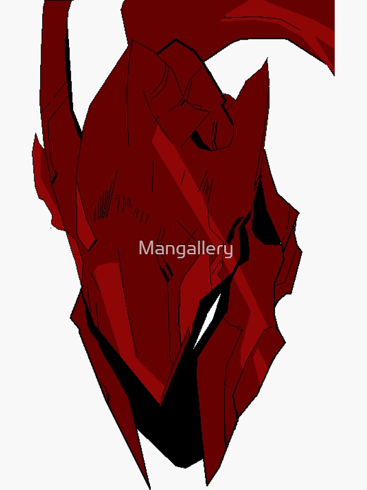 "Solo Leveling Igris head" Sticker by Mangallery | Redbubble