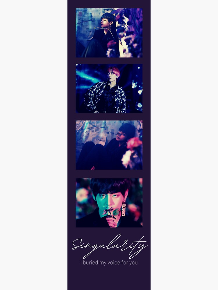 "BTS V Singularity" Sticker for Sale by Babicqkes | Redbubble