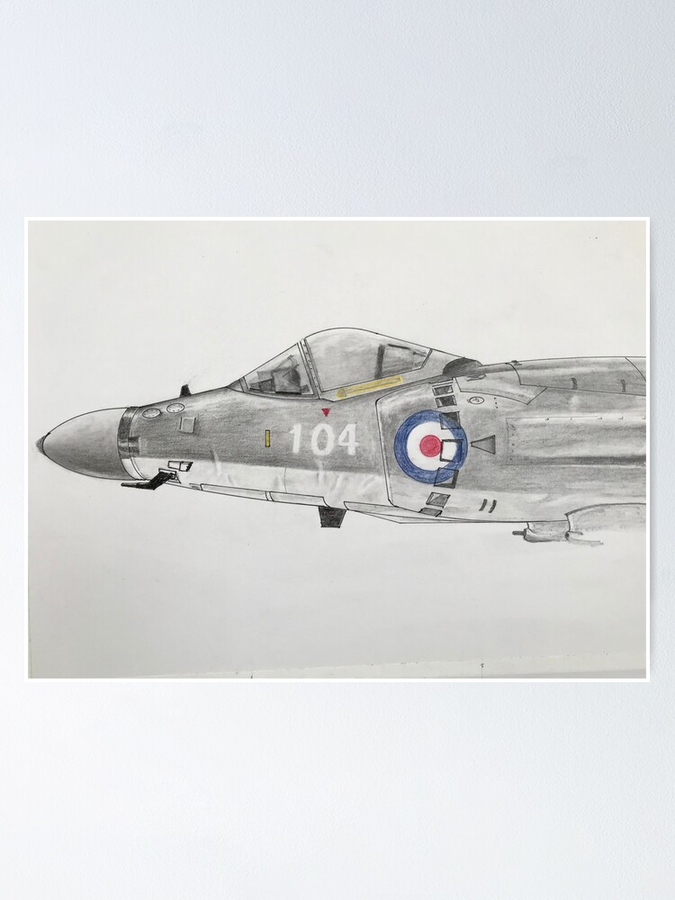 Poster « Sea Harrier FA. 2 », par artistav8r | Redbubble