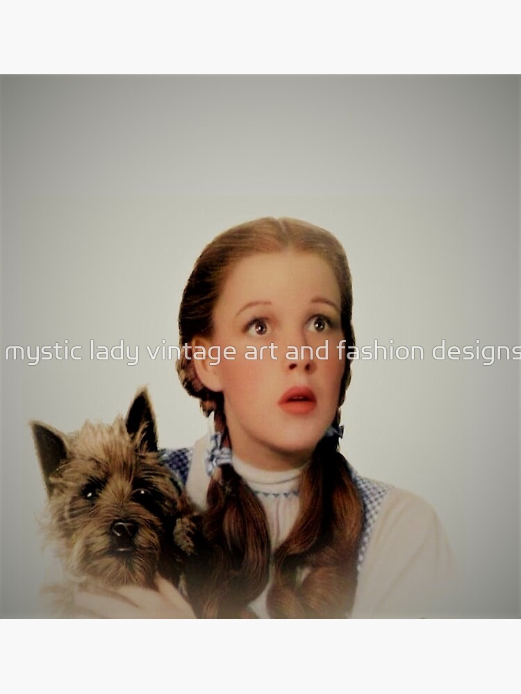 "colorized surprised Toto and Dorothy digital mask art print oz 2020 ...