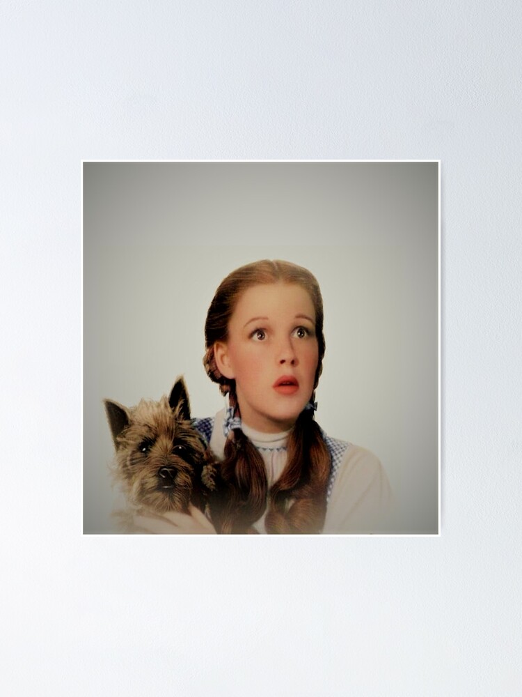 "colorized surprised Toto and Dorothy digital mask art print oz 2020 ...