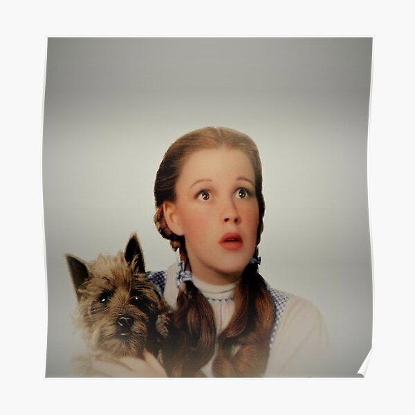 "colorized surprised Toto and Dorothy digital mask art print oz 2020 ...