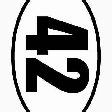 "42 - European Style Oval Country Code Sticker" Sticker for Sale by ...