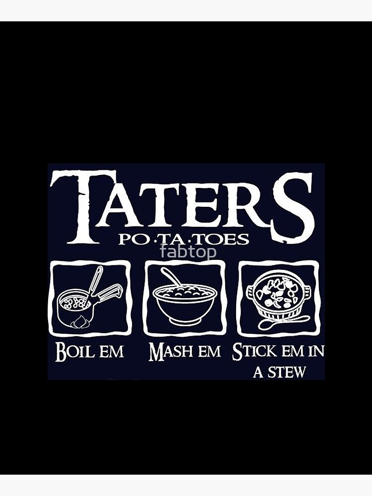 "Taters Potatoes" Apron for Sale by fabtop | Redbubble
