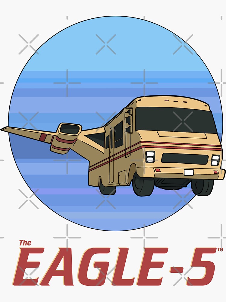 "Spaceballs Eagle 5" Sticker for Sale by spitfirev101 | Redbubble