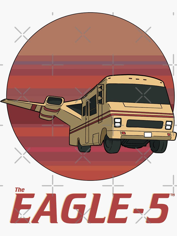 "Spaceballs Eagle 5" Sticker for Sale by spitfirev101 | Redbubble