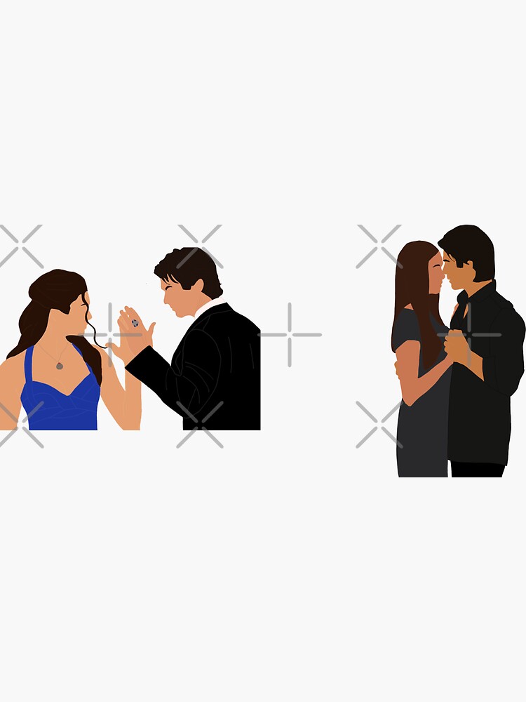 "delena pack" Sticker for Sale by TheShowsAddict | Redbubble