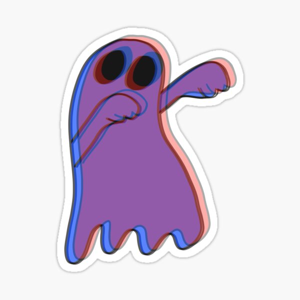 "Trippy, Spooky Ghosty" Sticker by EuropaPrints | Redbubble