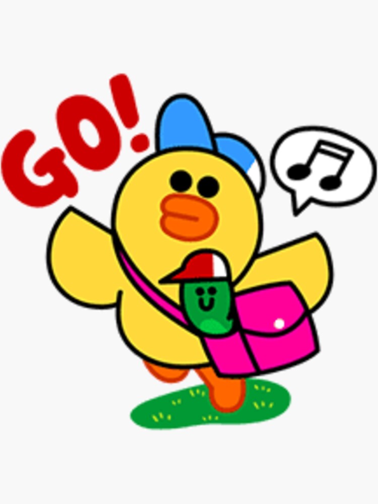 "Sally And Edward Line Friends" Sticker for Sale by LineFriend | Redbubble