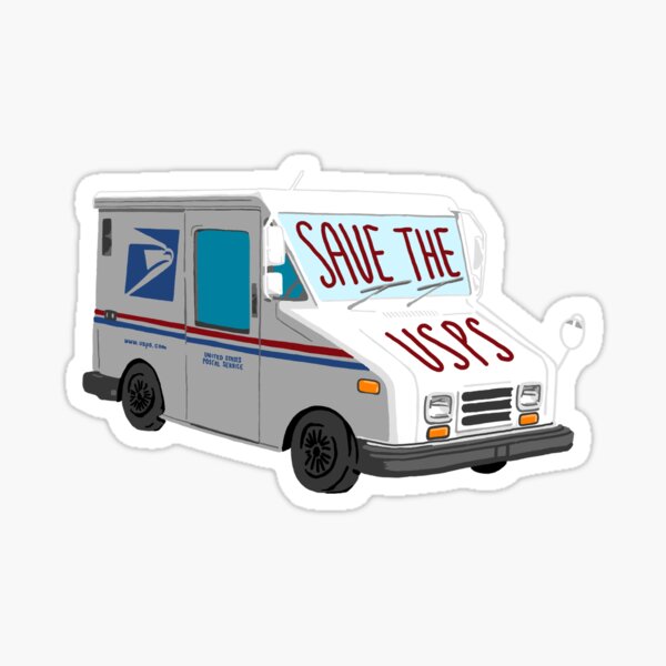 Mail Truck Stickers | Redbubble