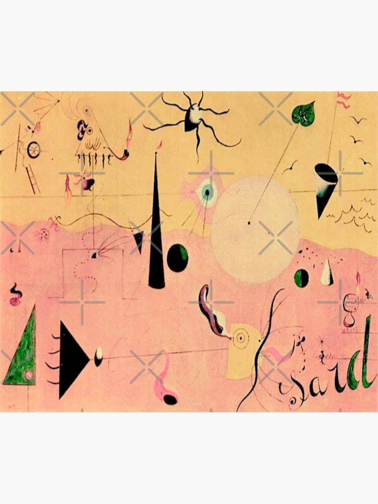 "Joan Miró - Catalan Landscape 'The Hunter' | Abstract Surrealism ...