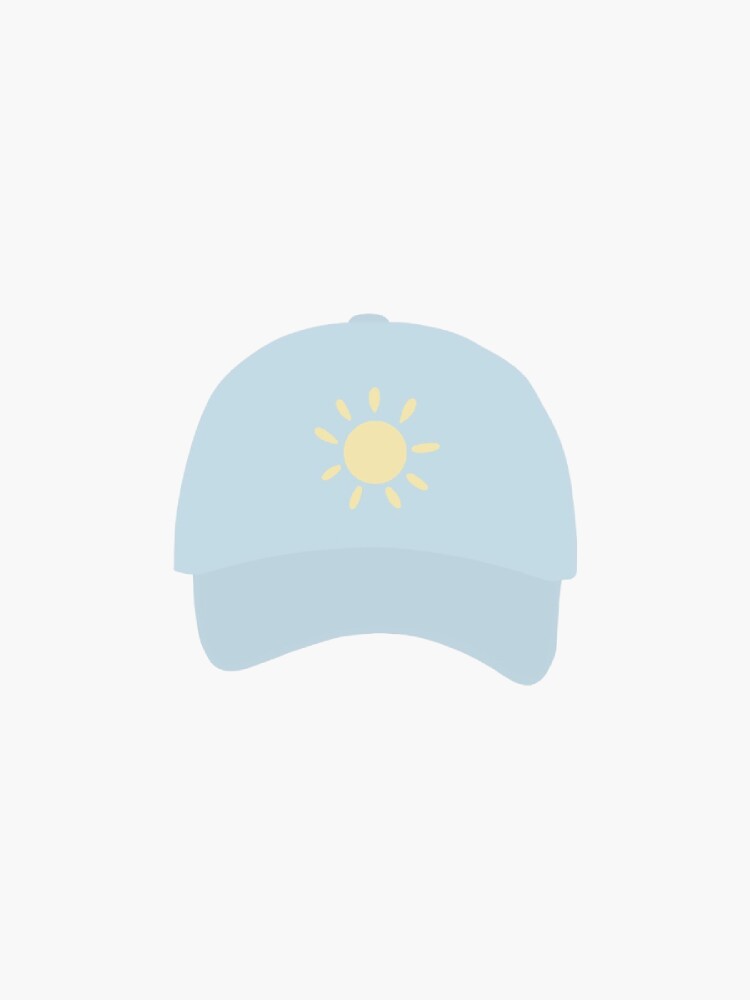 "Sun Hat" Sticker for Sale by teiakornienko | Redbubble