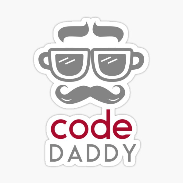"Code Daddy" Sticker for Sale by urban-symmetry | Redbubble