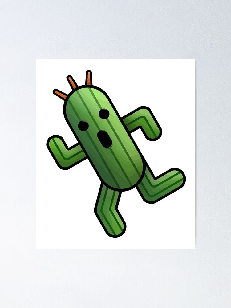 "Cactuar" Poster for Sale by NeverGiveUp | Redbubble