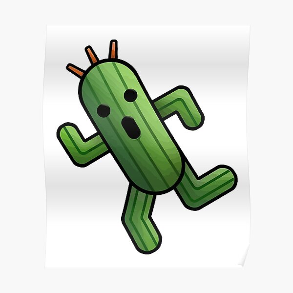 "Cactuar" Poster for Sale by NeverGiveUp | Redbubble