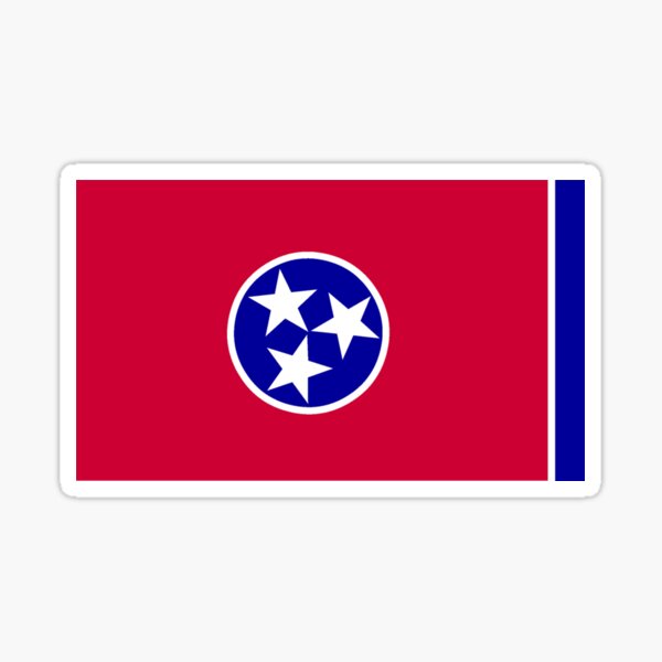 "Flag of Tennessee" Sticker by sweetsixty | Redbubble