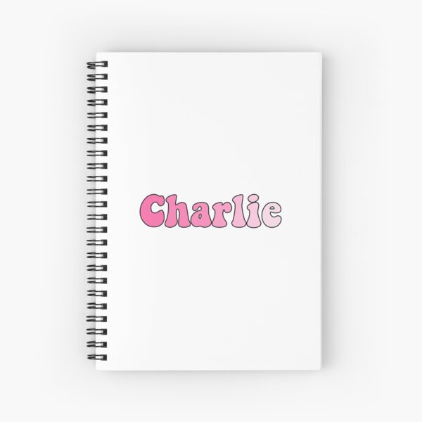 "Charlie - Name " Spiral Notebook for Sale by njxstickers | Redbubble