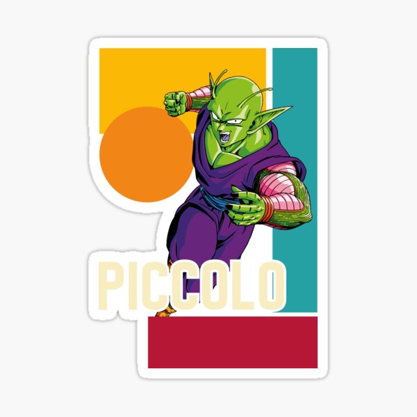 "Graphic style Piccolo" Sticker by Jambonicle | Redbubble