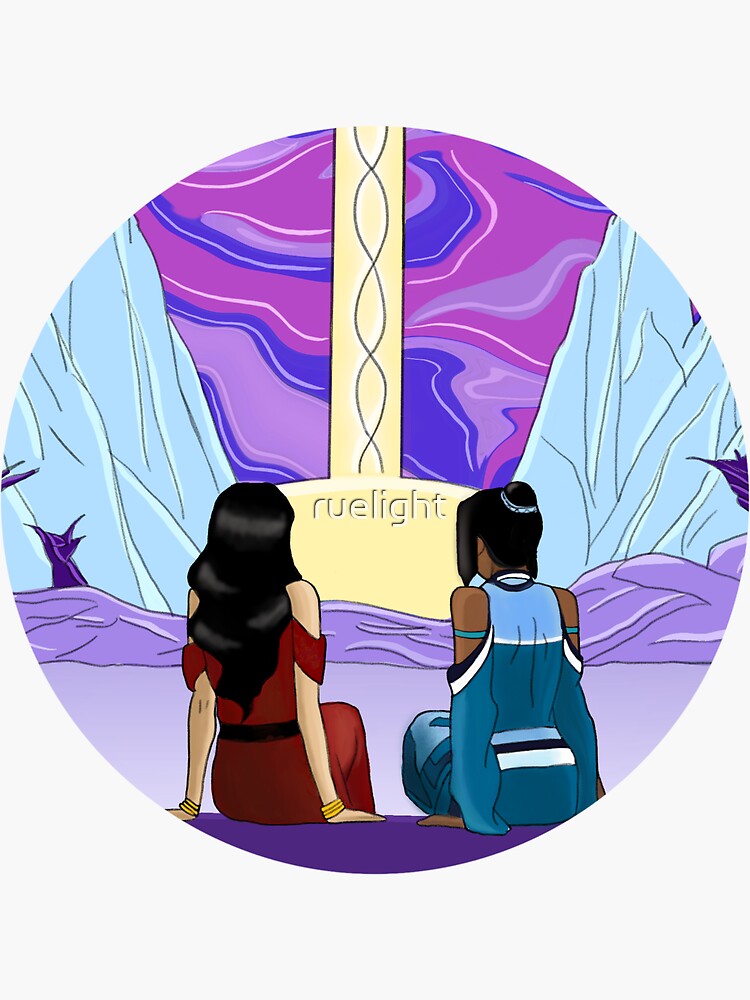 "Korrasami Spirit Portal" Sticker for Sale by ruelight | Redbubble