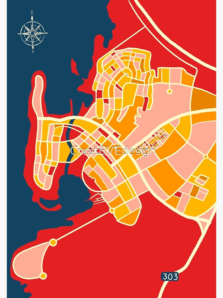 "Artistic map of KAUST, King Abdullah University of Science and ...