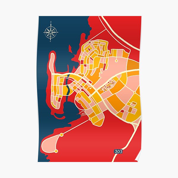"Artistic map of KAUST, King Abdullah University of Science and ...