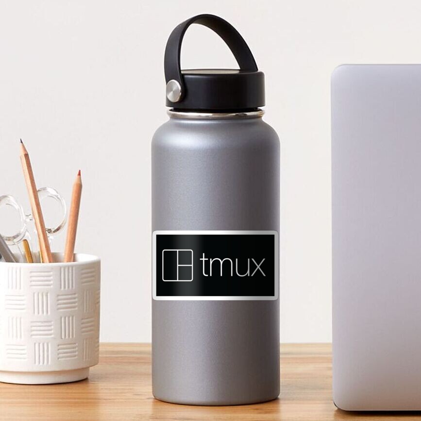"tmux logo 001" Sticker by zoerab | Redbubble