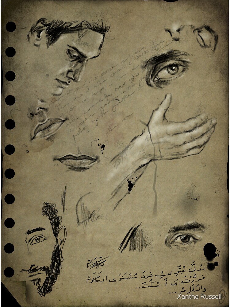 "Sketchbook page from The Old Guard (fanart)" Sticker by ...