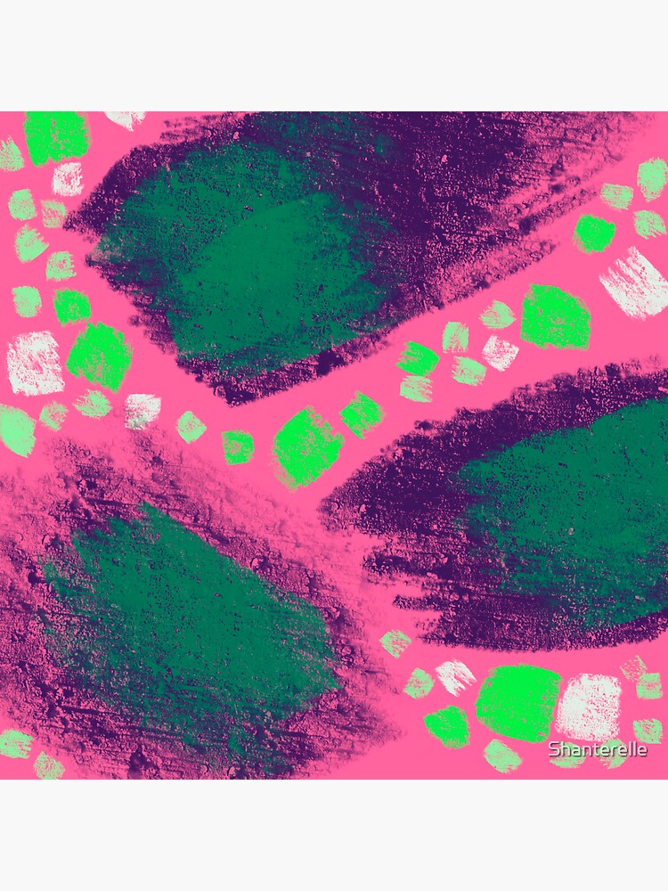 "Flamingo Print, Crayons Texture Abstract Art Background. Alina Liss ...