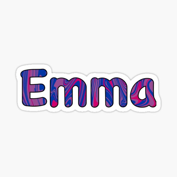 "custom sticker- Emma" Sticker for Sale by Gymnast146 | Redbubble