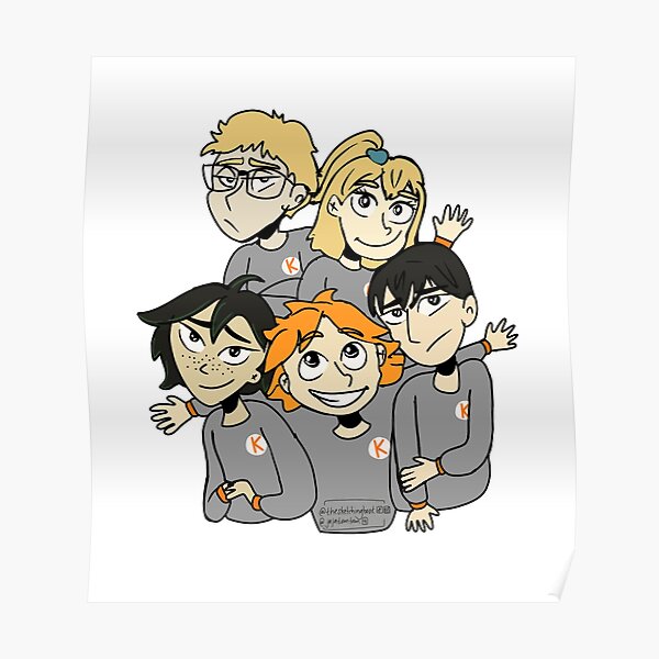 "Karasuno First Years!" Poster by jajatomtom | Redbubble