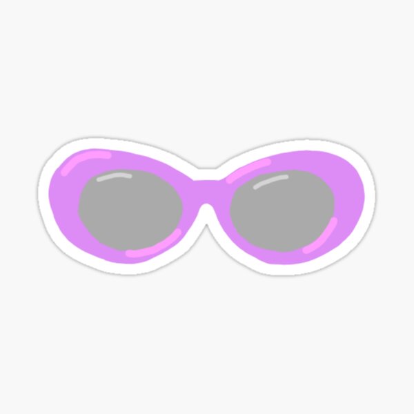 "Purple/ pink sunglasses" Sticker by Soph-design | Redbubble