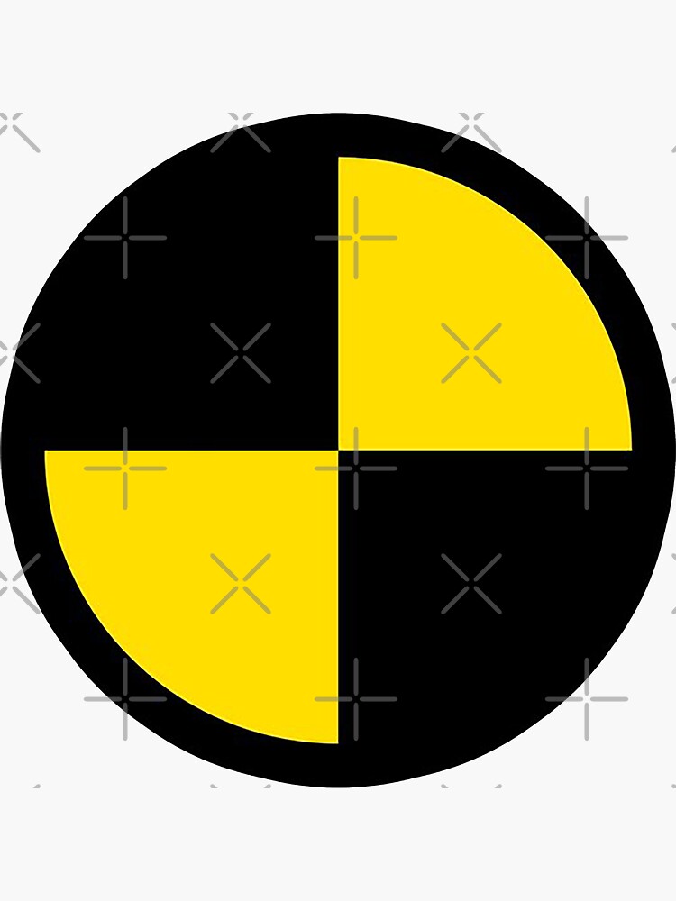 "Crash test dummy" Sticker for Sale by unionpride | Redbubble