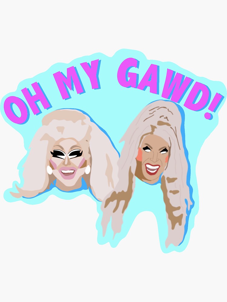 "Oh My Gawd!" Sticker for Sale by mperry99 | Redbubble